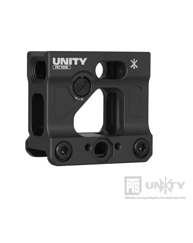 PTS Unity Tactical Fast MicroRiser Mount - BLK | DSG Airsoft