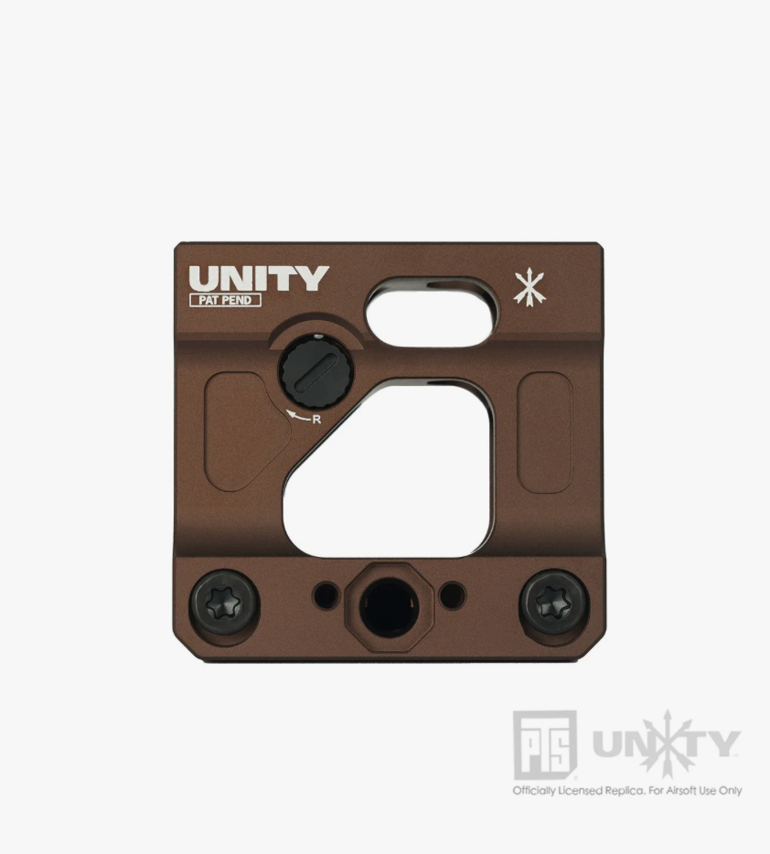 PTS Unity Tactical Fast MicroRiser Mount - Bronze | DSG Airsoft